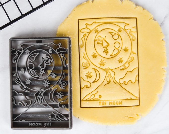 Tarot Cards Cookie Cutter Set the Sun and the Moon - Etsy