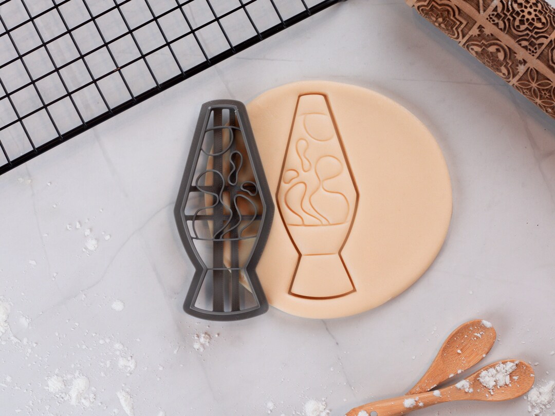 Retro 80s Lava Lamp Cookie Cutter | Fondant, Biscuit, Dough Cutter | 3 ...