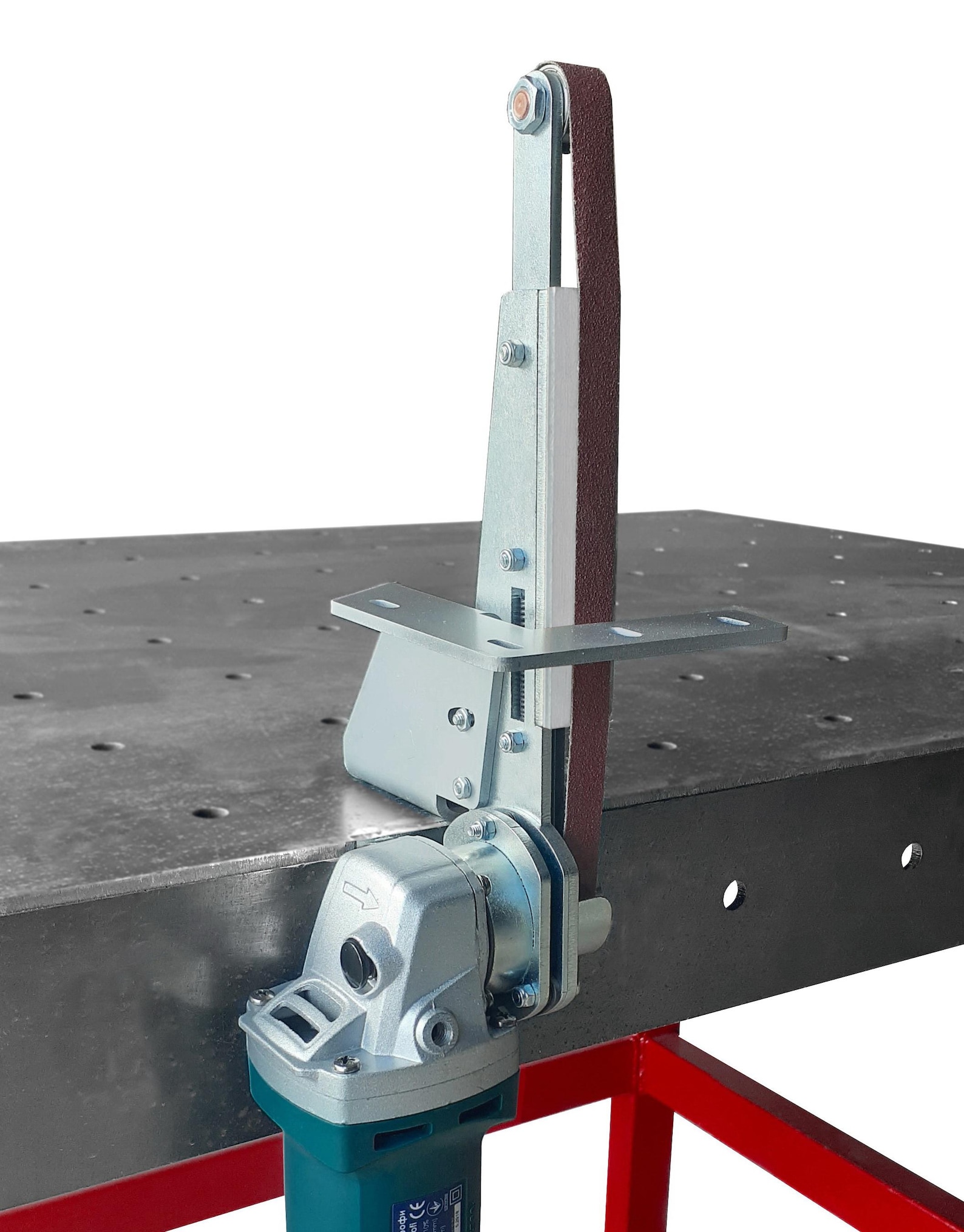Angle Grinder Adapter: Belt Sander Attachment, Includes Sanding Belts ...