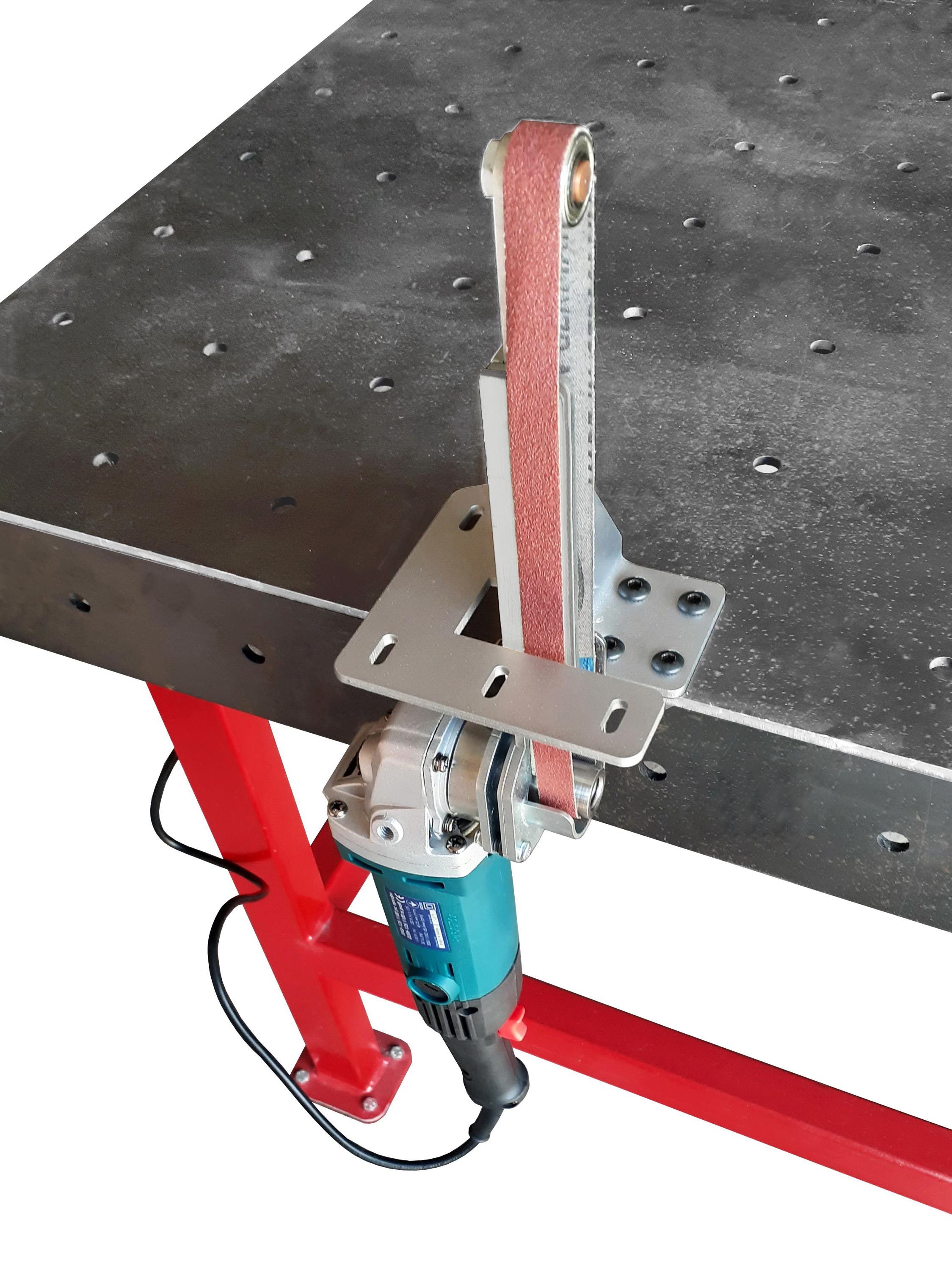 Angle Grinder Adapter: Belt Sander Attachment, Includes Sanding Belts ...