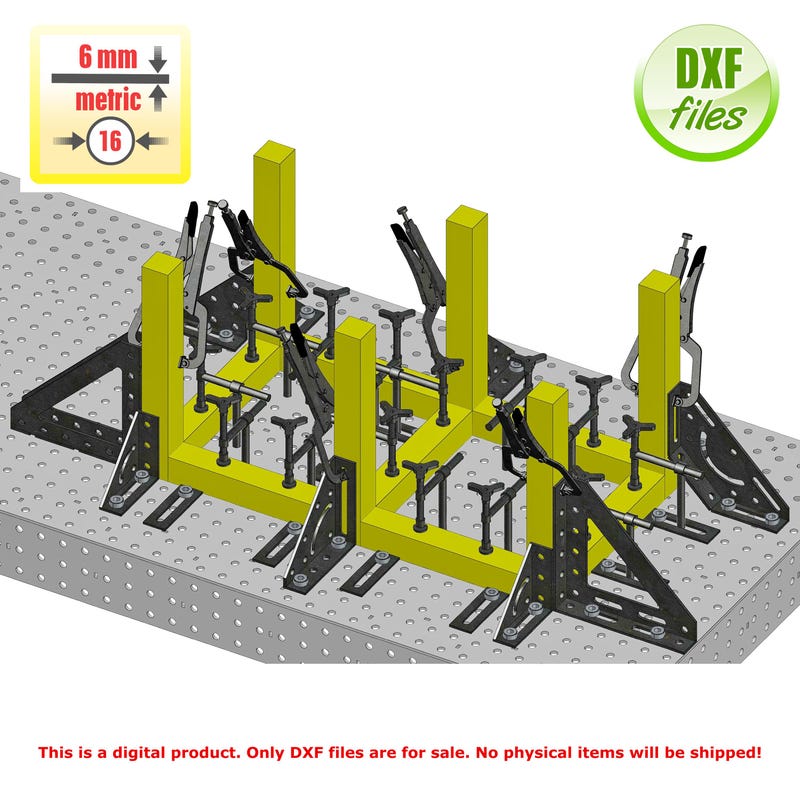 Welding Table Dxf Files 6mm - Etsy UK