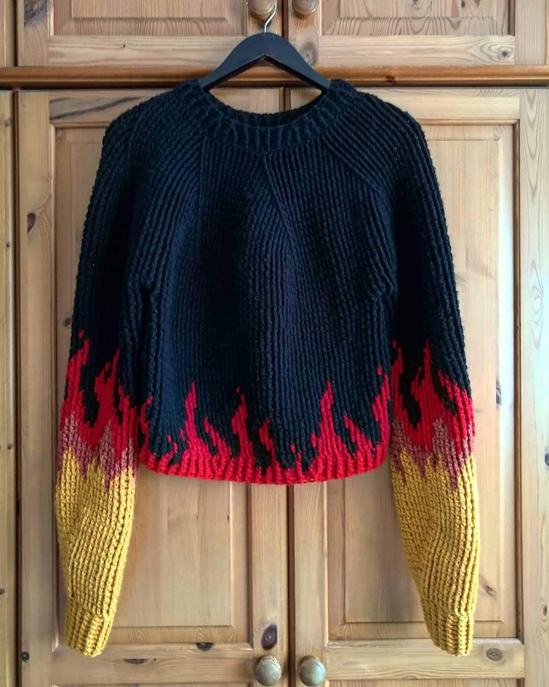 Red Hot Sweater Crochet Pattern - Etsy