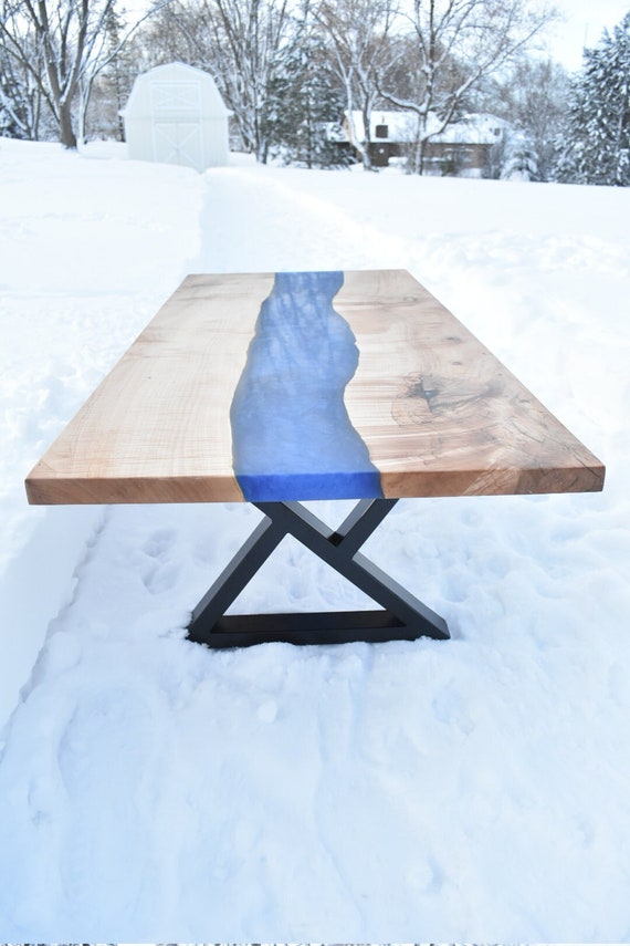 Figured Maple River Table - Etsy