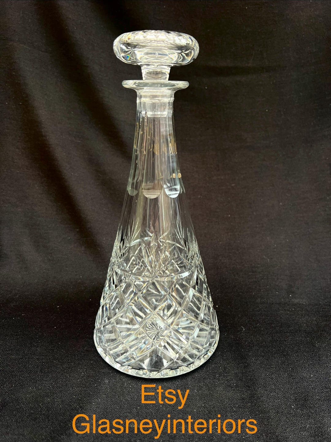 Royal Brierley Crystal Bruce Pattern Decanter - Etsy