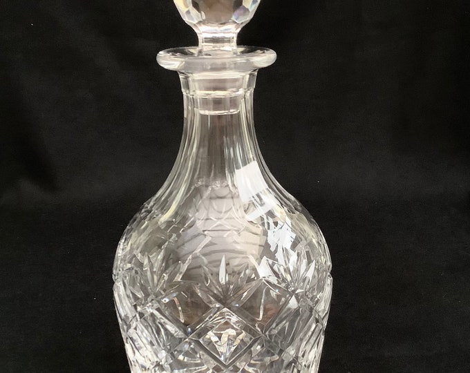 Royal Doulton Prince Charles Crystal Decanter - Etsy
