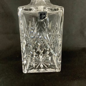 Vintage Edinburgh Crystal Embassy Pattern Square Decanter for Gin ...