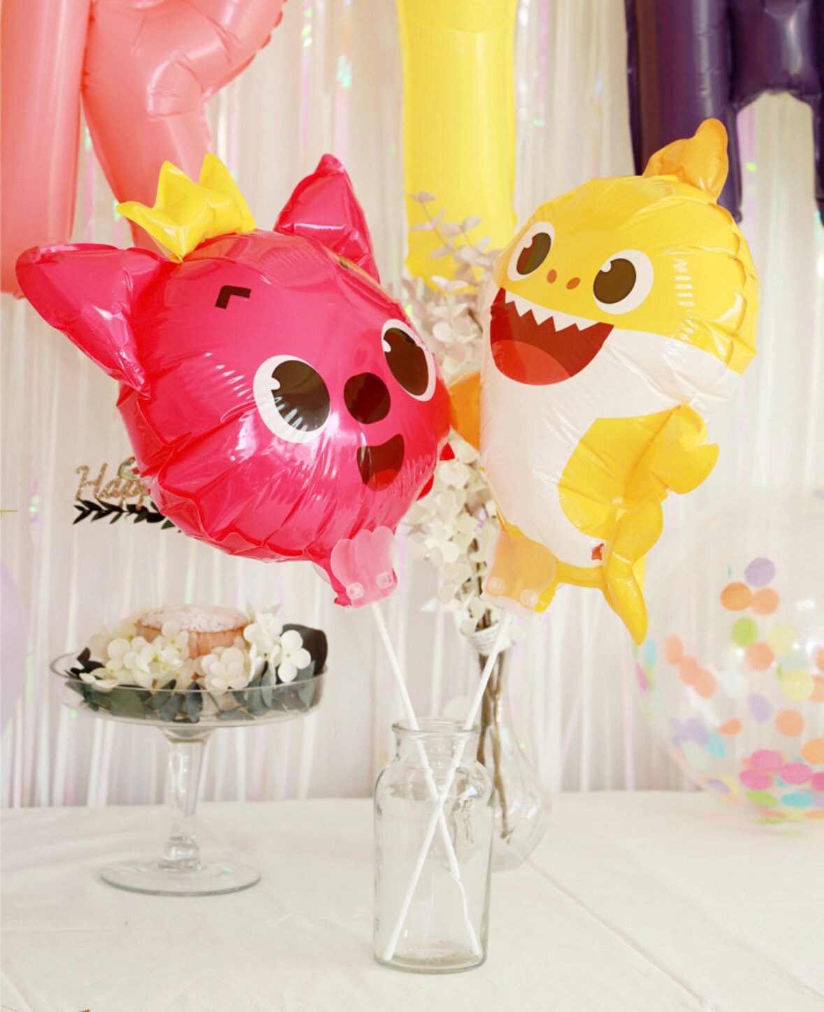 Pinkfong Baby Shark Stick Balloon | Plastic Balloon | Perfect for ...