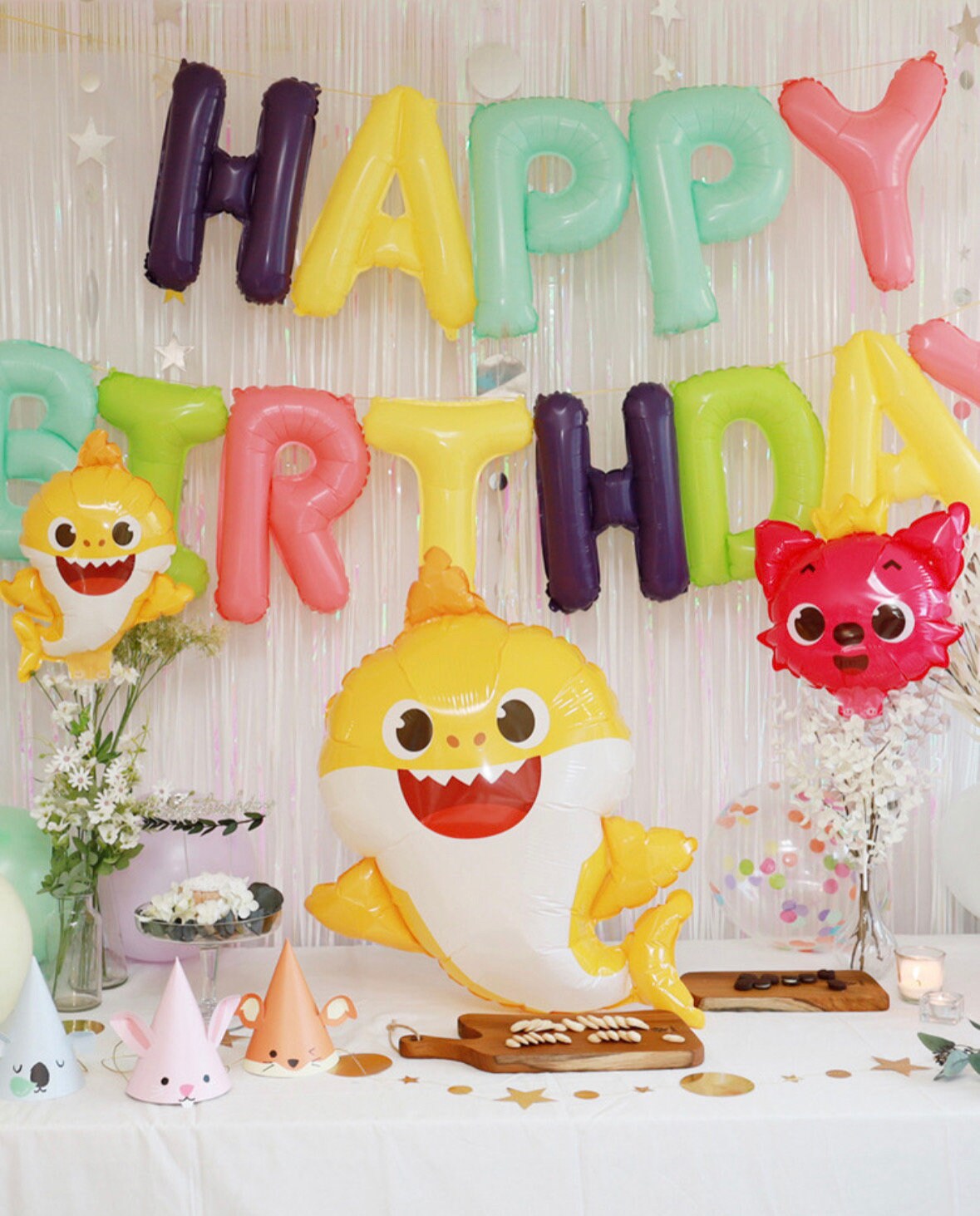 Pinkfong Baby Shark Stick Balloon Plastic Balloon Perfect - Etsy Australia