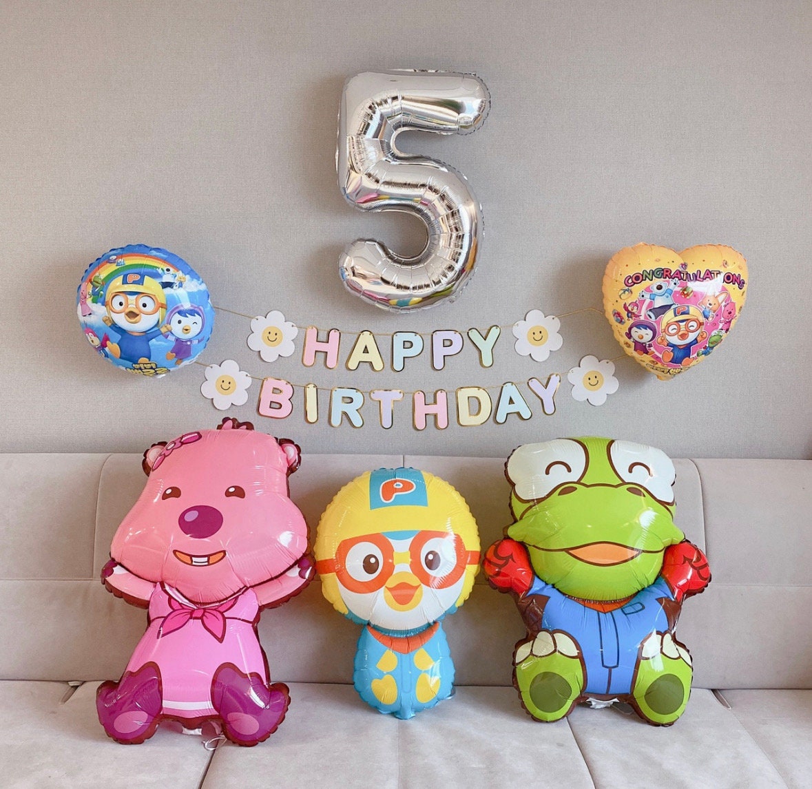 Pororo and Friends Luffy Stick Balloon Foil Balloon - Etsy