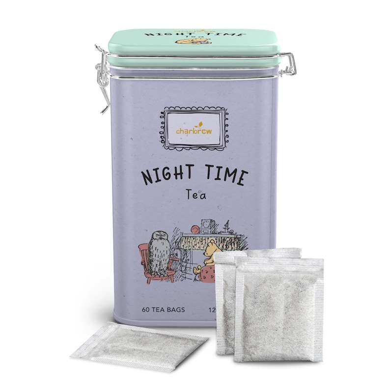Night Time Winnie Tea Tin – 60 Teabags - Etsy