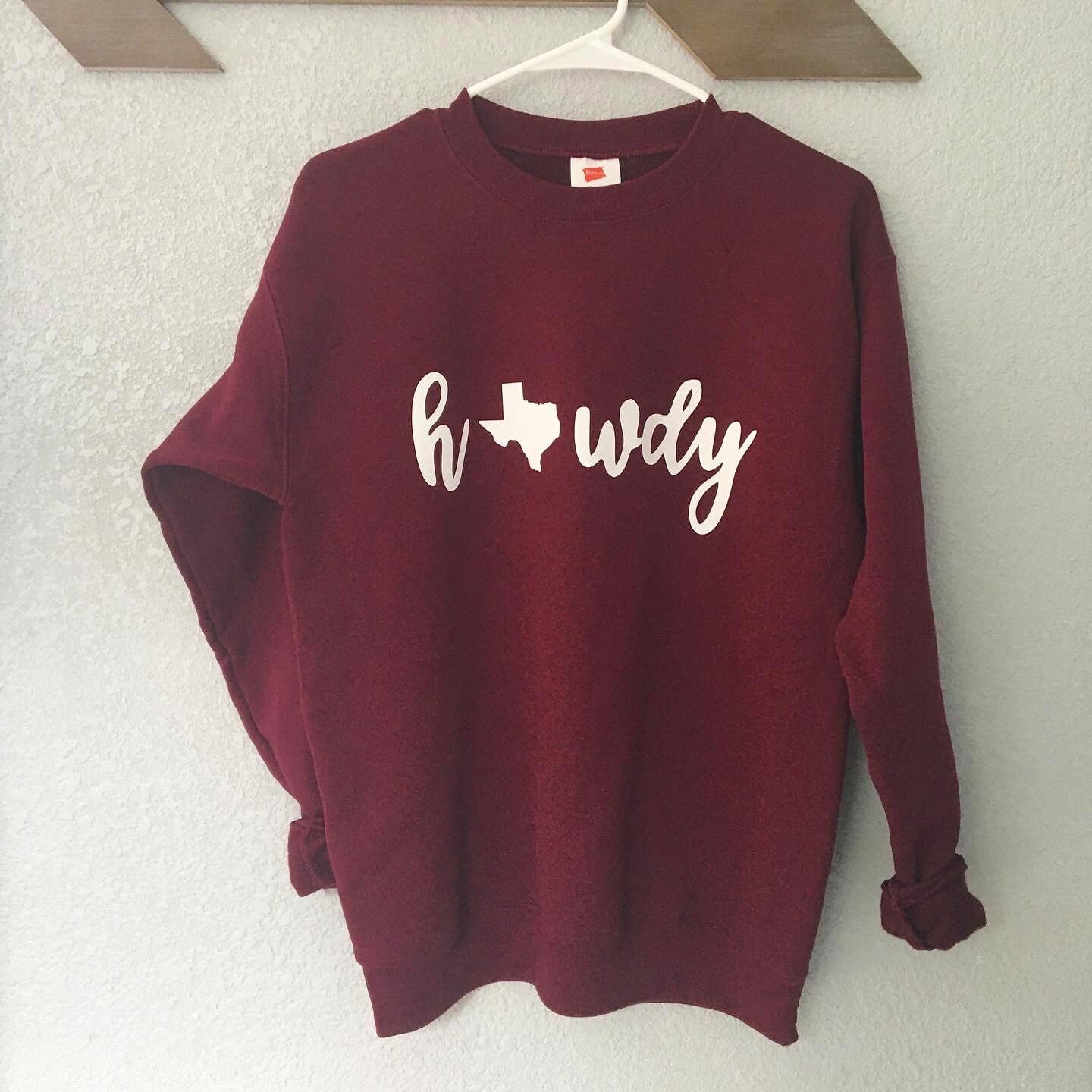 Howdy Sweatshirt | Texas Sweatshirt | Southern Crewneck | Aggie ...