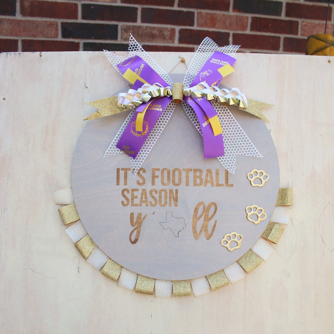 Sports Team Welcome Sign | Homecoming Welcome Sign | Welcome Fall Door ...