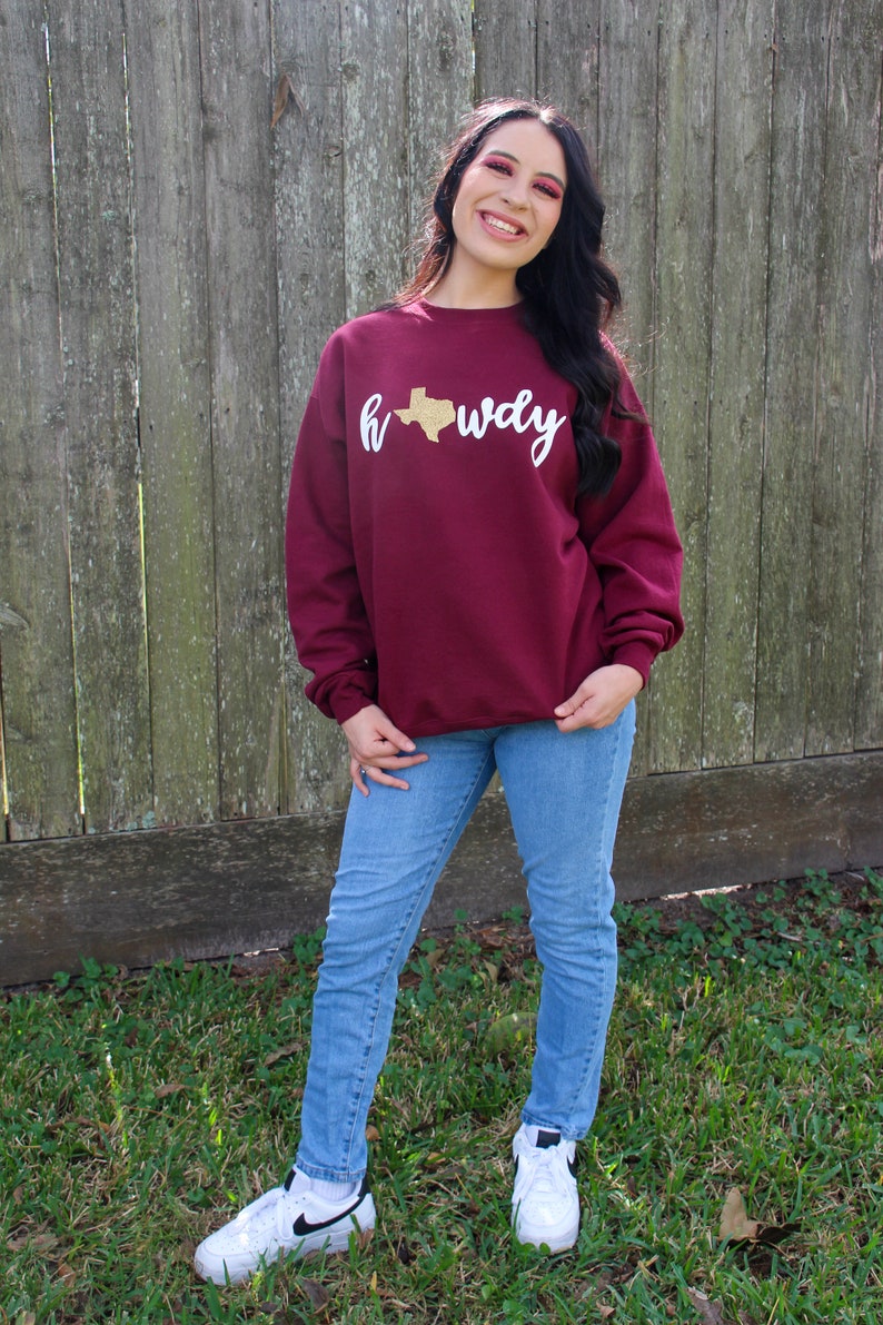 Howdy Sweatshirt | Texas Sweatshirt | Southern Crewneck | Aggie ...