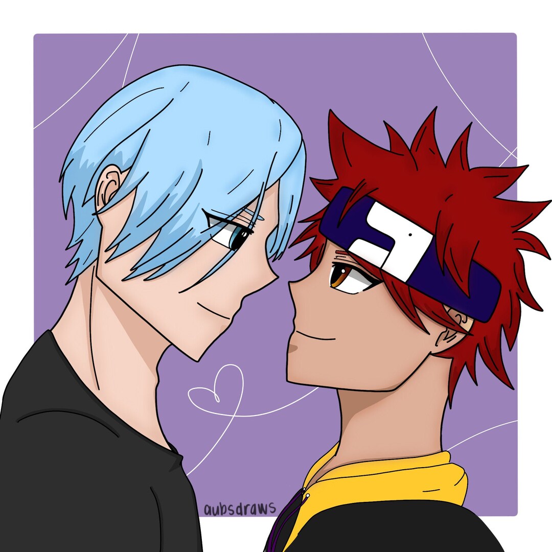 Reki X Langa Art Print | SK8 the Infinity - Etsy