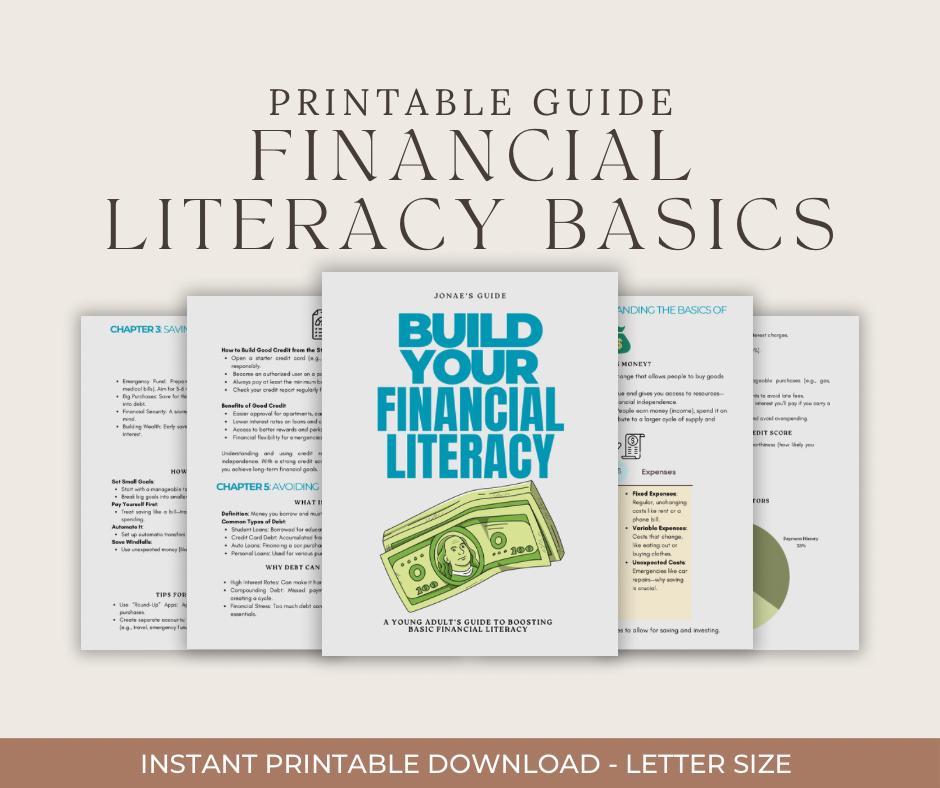 Build Your Financial Literacy - Young Adults Guide to Basic Finance ...