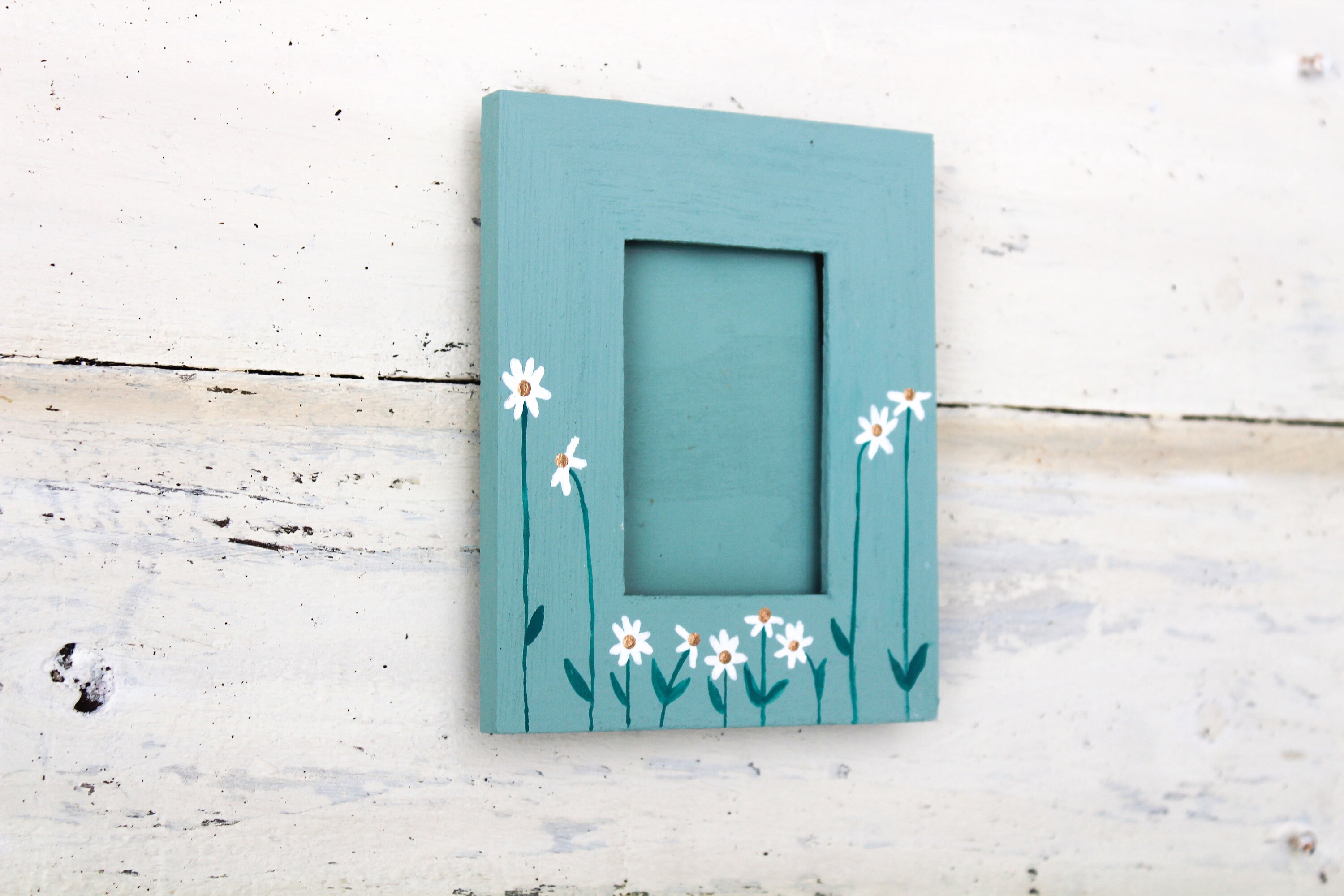 Mini Daisy Flower Photo Frame Wooden Polaroid Picture Frame - Etsy UK
