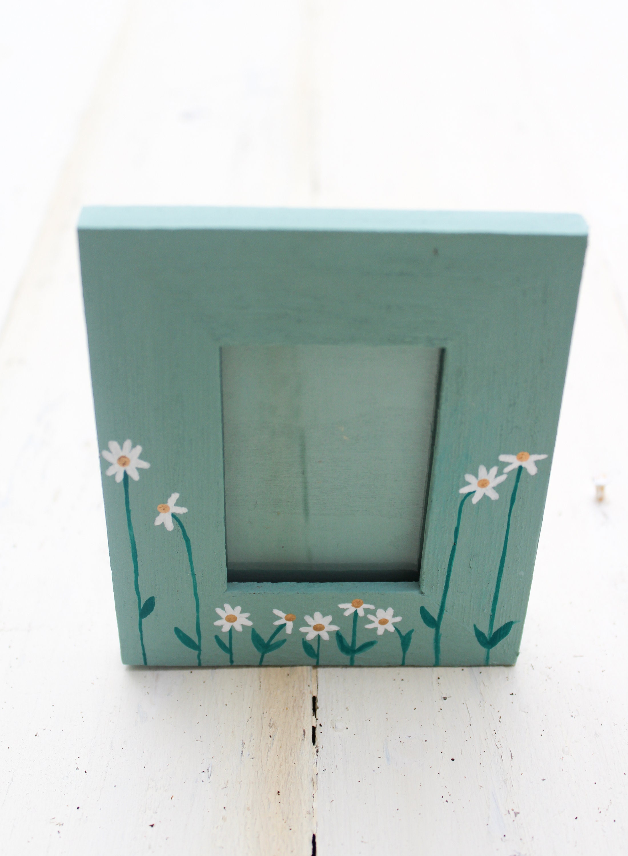 Mini Daisy Flower Photo Frame Wooden Picture Frame - Etsy UK