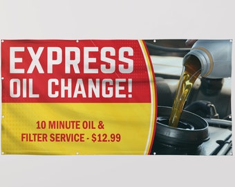 Free Oil Change Sign - Etsy
