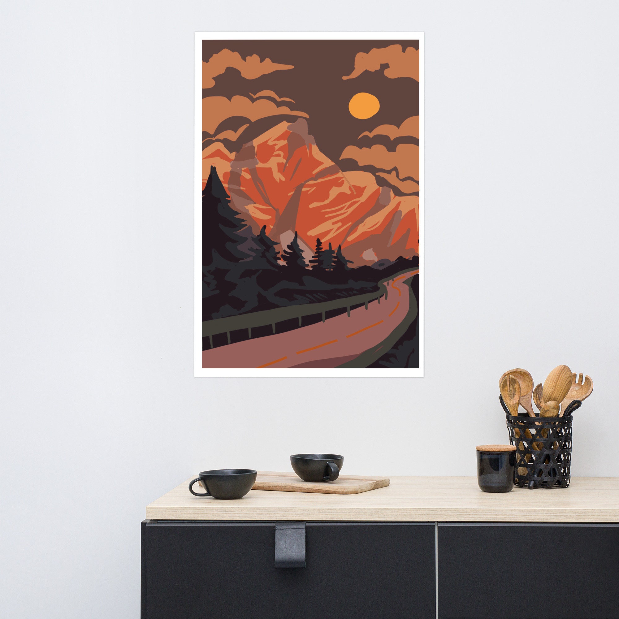 Somber Highway Poster - Etsy