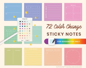Goodnotes Color Change - Etsy