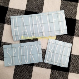Rae Dunn Inspired Halloween Decals - Etsy Canada