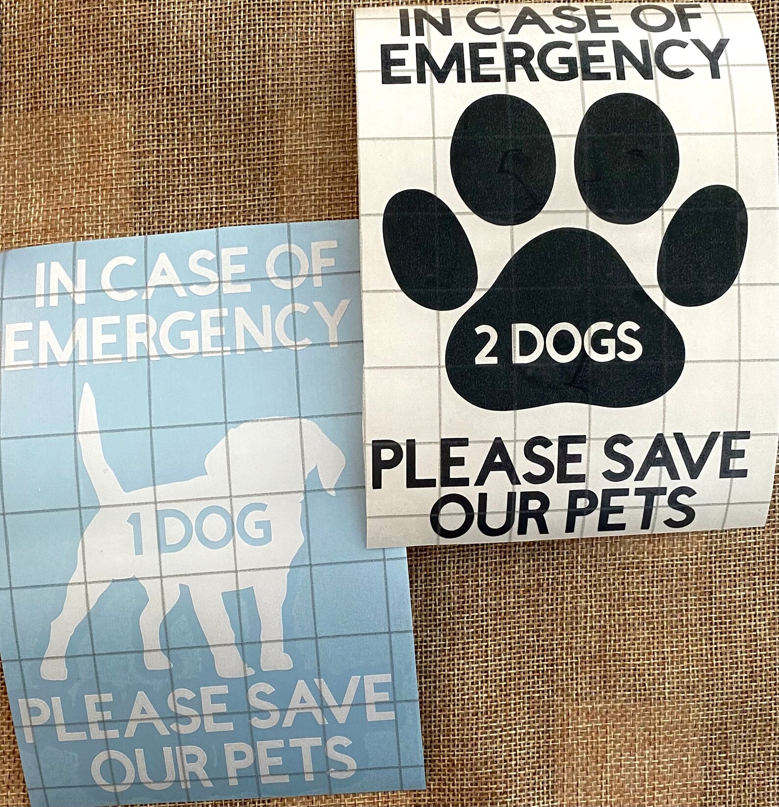 EMERGENCY PET DECAL custom - Etsy