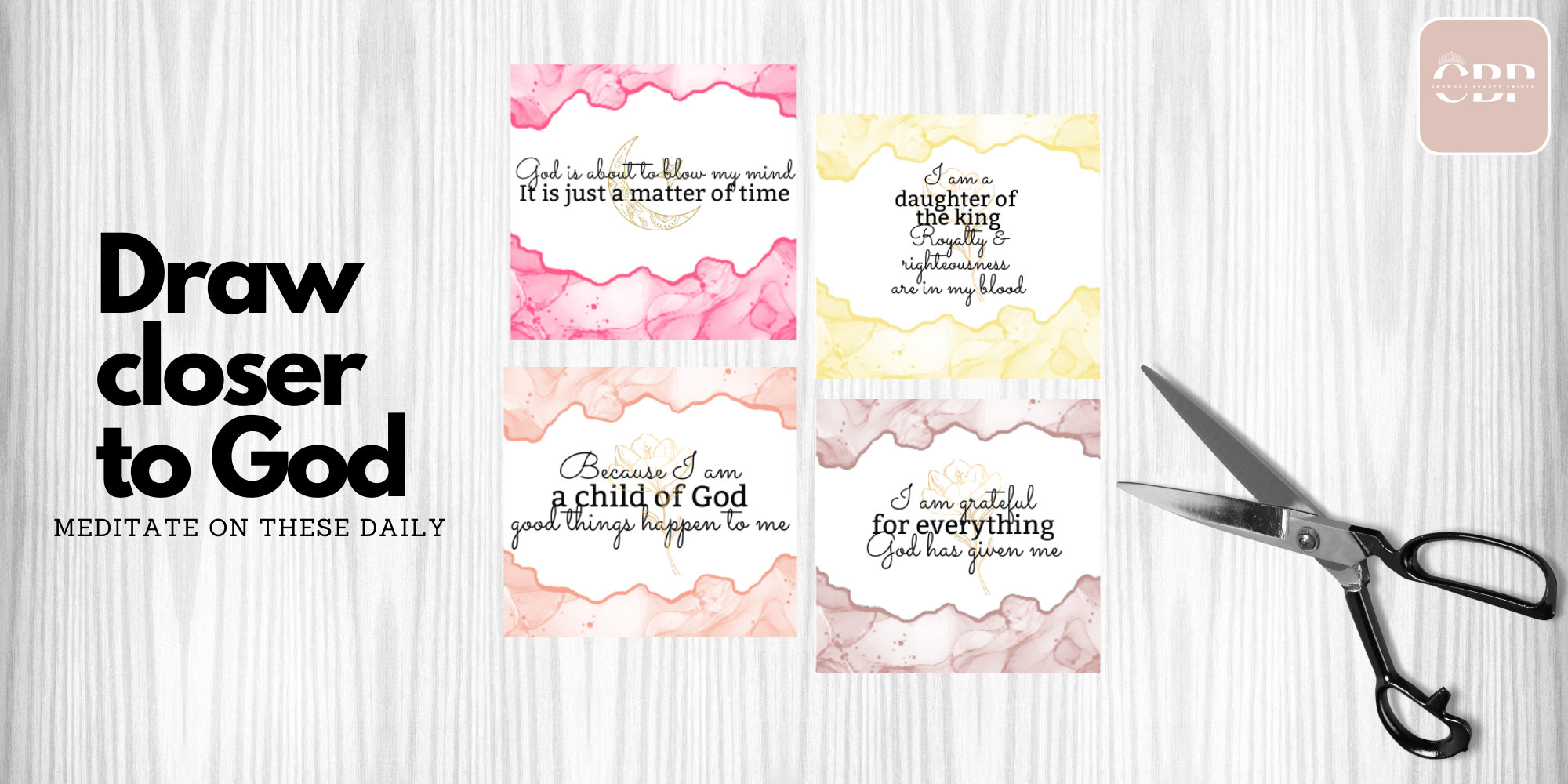 Printable Christian Affirmation Cards, Biblical Affirmation Cards ...