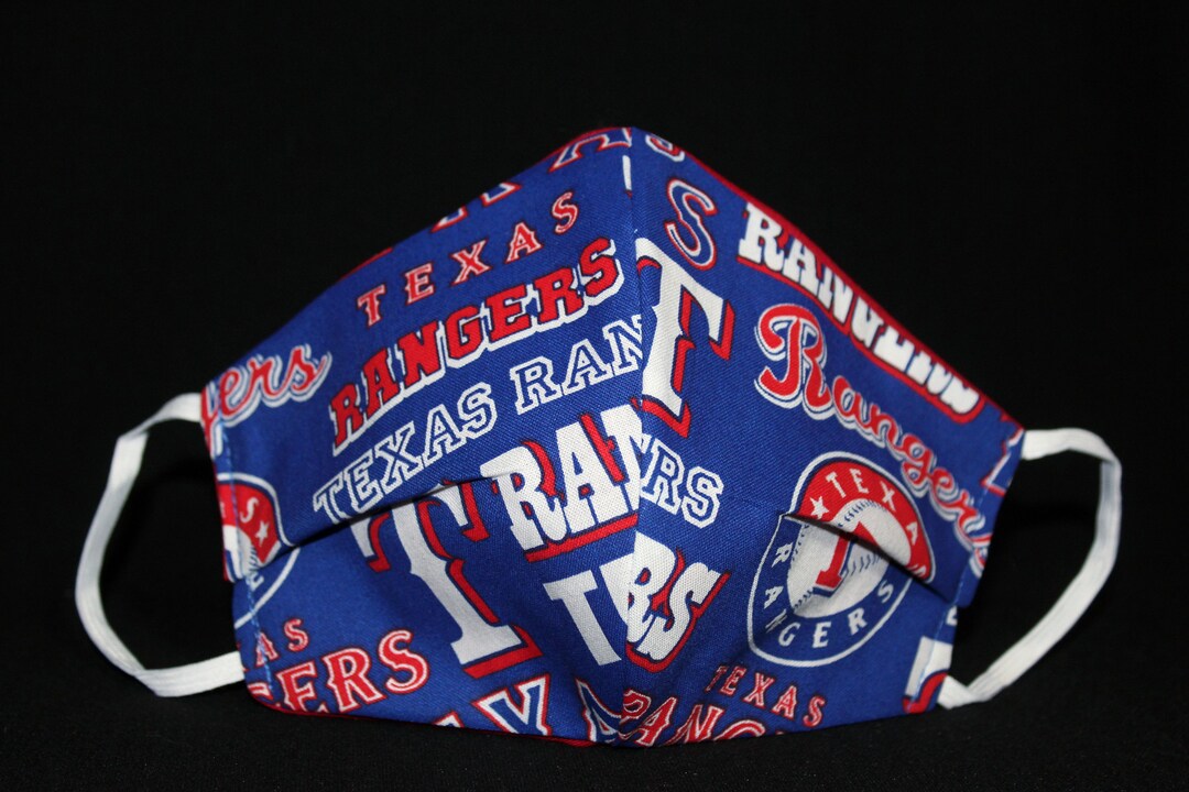 Texas Rangers Face Mask - Etsy