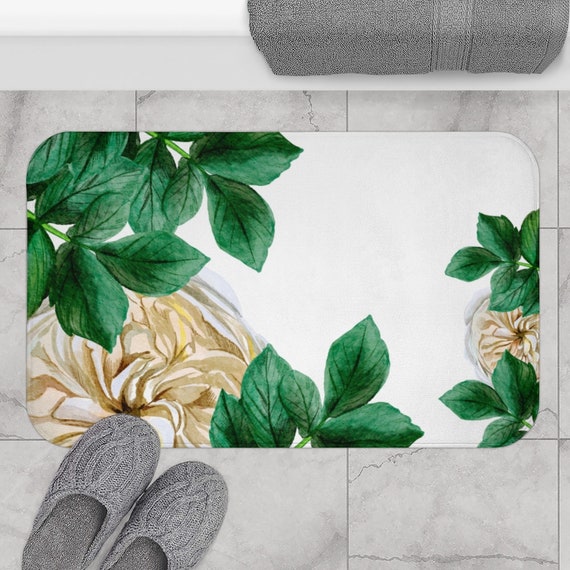 Bathroom Rug Cute Funny Unique in USA Bath Mat Beige Bath Mat Modern ...