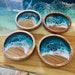 Beach House, Acacia Wood Coasters, Sea, Ocean Coasters, Handmade ...