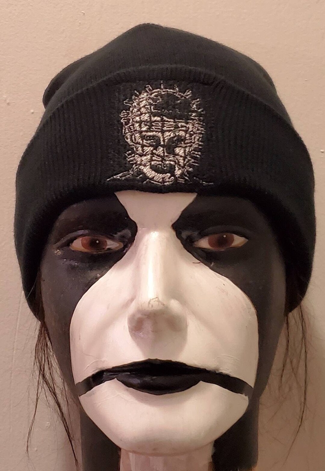 Pinhead Hellraiser Inspired Embroidered Beanie - Etsy