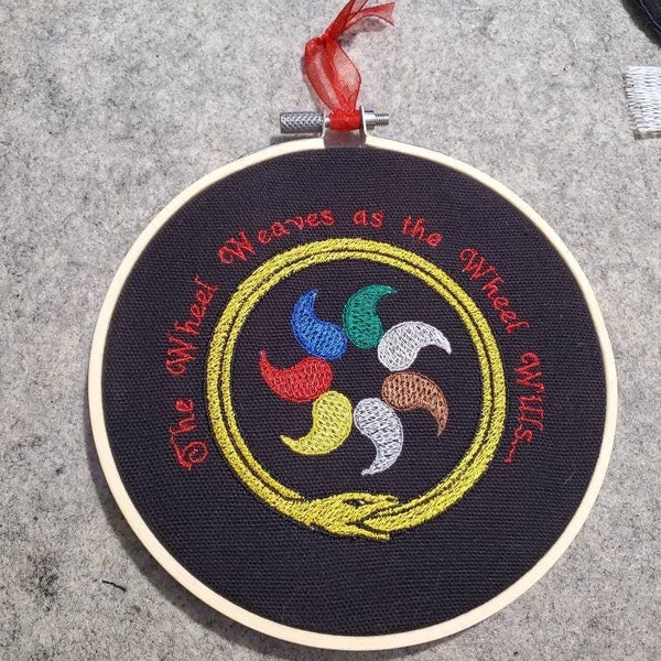 Wheel of Time Embroidery - Etsy