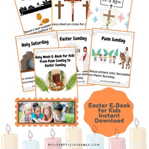 Holy Week E-book for Kids, Easter E-book for Kids, Holy Week Story for ...