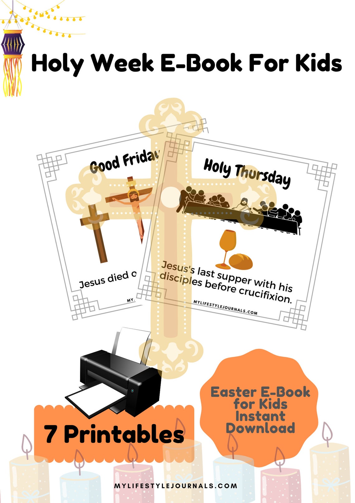 Holy Week E-book for Kids Easter E-book for Kids Holy Week - Etsy