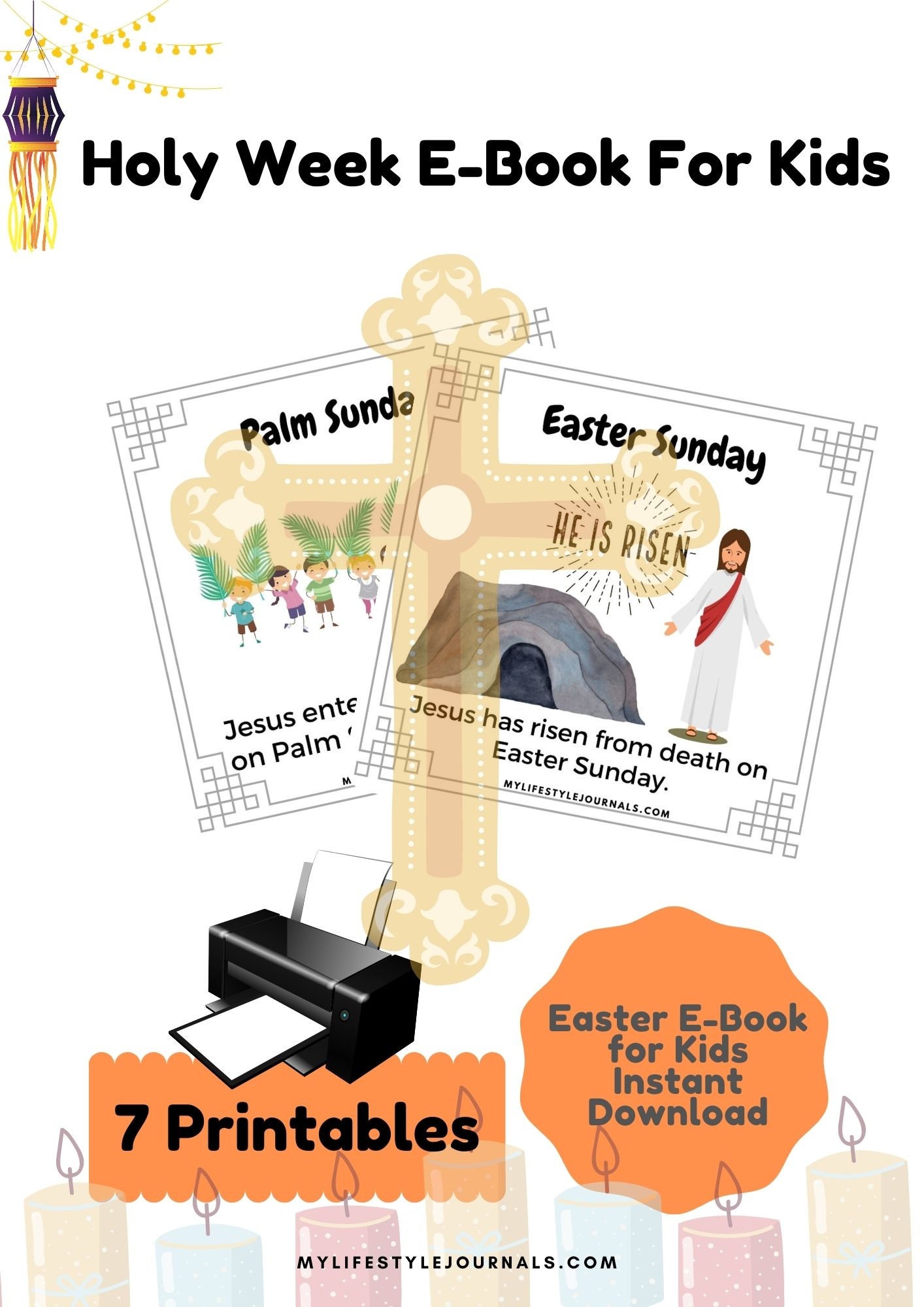 Holy Week E-book for Kids, Easter E-book for Kids, Holy Week Story for ...