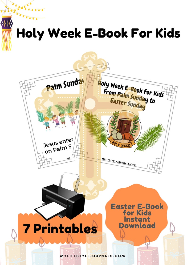 Holy Week E-book for Kids Easter E-book for Kids Holy Week - Etsy
