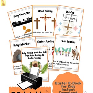 Holy Week E-book for Kids, Easter E-book for Kids, Holy Week Story for ...