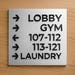 Rotating & Spinning Office Sign With 6 Status Messages for the Door or ...