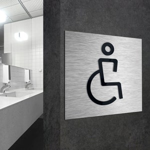 Handicapped Signs - Wheelchair Signage - Handicap Bathroom Sign ...