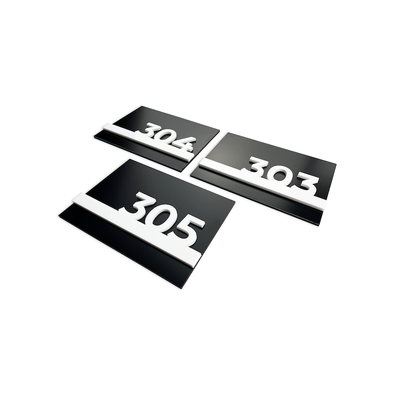 Hotel Room Number Signs Modern Suite Signage Apartment - Etsy