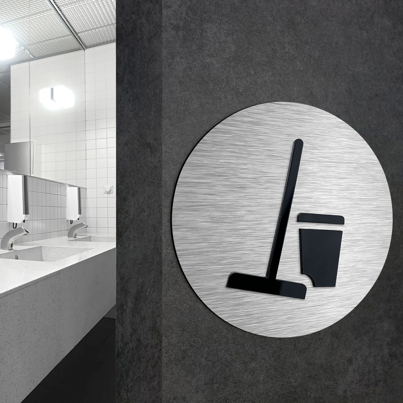 Door Signs for Utility Room Hotel Room Cleaning Sign Laundry Signage ...