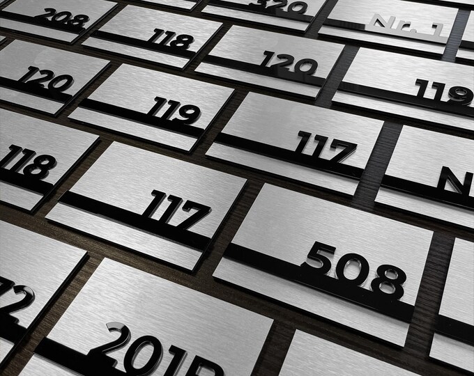 Apartment Building Signs Room Number Sign Hotel Room Signage - Etsy