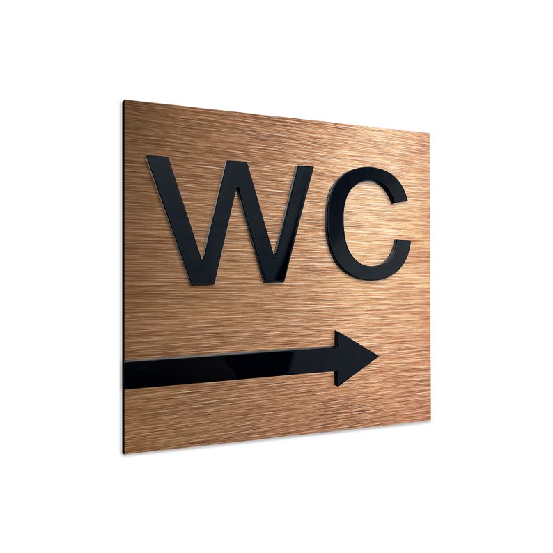 WC Restroom Sign Bathroom Signage All Gender Restroom - Etsy