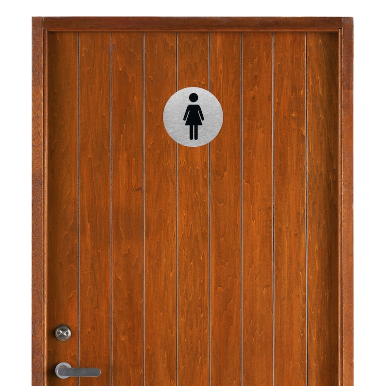 Ladies Toilet Sign Womens Restroom Signs Women's WC - Etsy