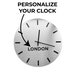 World Time Zone Clock - Modern Hotel Reception Timezone Clocks ...