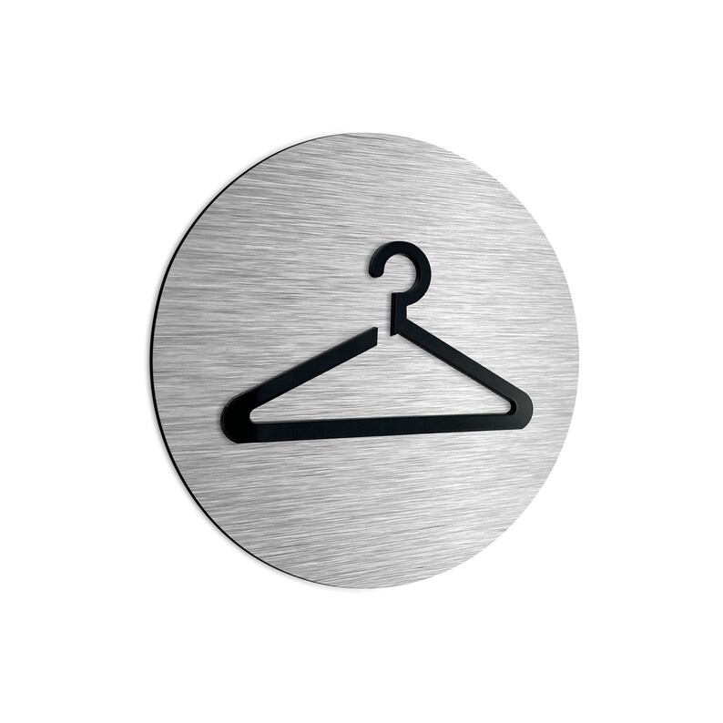 Dressing Room Sign Fitting Room Signs Closet Signage Cloakroom Metal ...