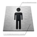 Gentlemen Bathroom Sign Male Restroom Signage Mens Room Signs Men ...