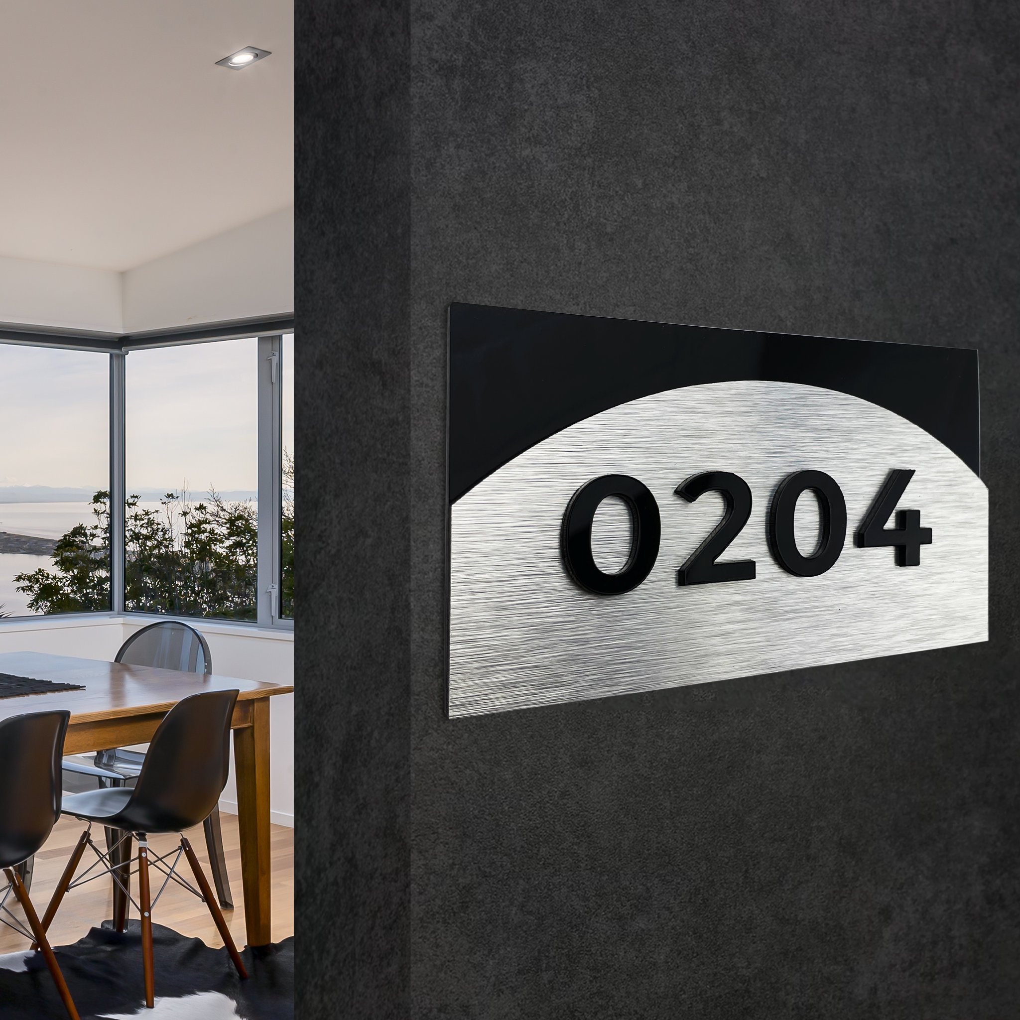 Room Door Signage Luxury Hotel Signs Apartment Door Number - Etsy