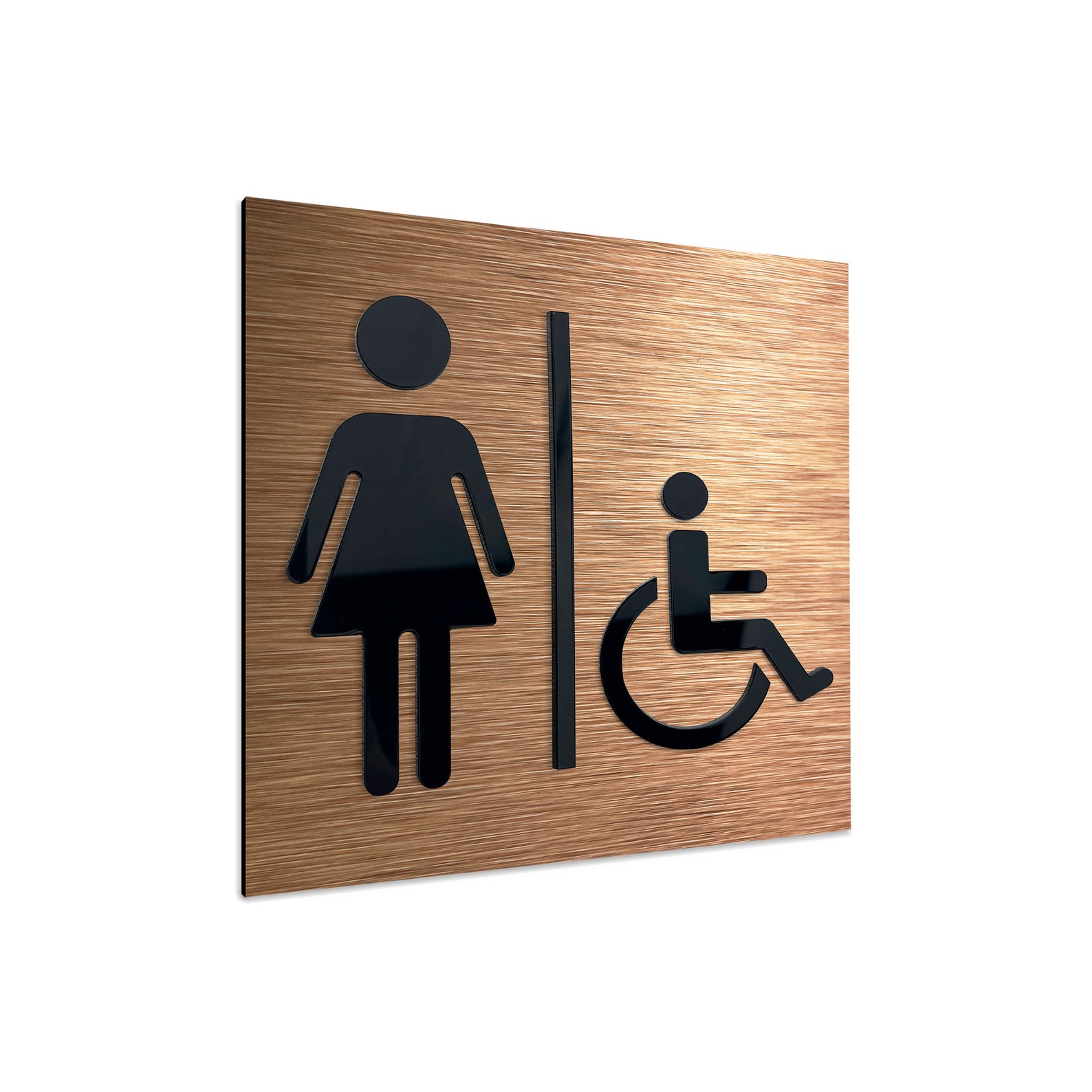Womens Restroom Sign Handicap Signs Women Bathroom Signage - Etsy