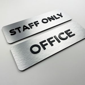 Modern Customized Office Door Signage , Custom Door Sign - Personalized ...